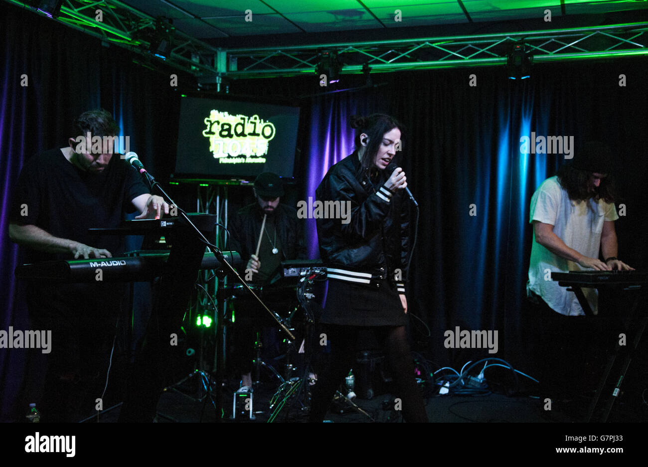 Bala Cynwyd, PA, USA. 21st June, 2016. Alternative Rock Band Bishop ...
