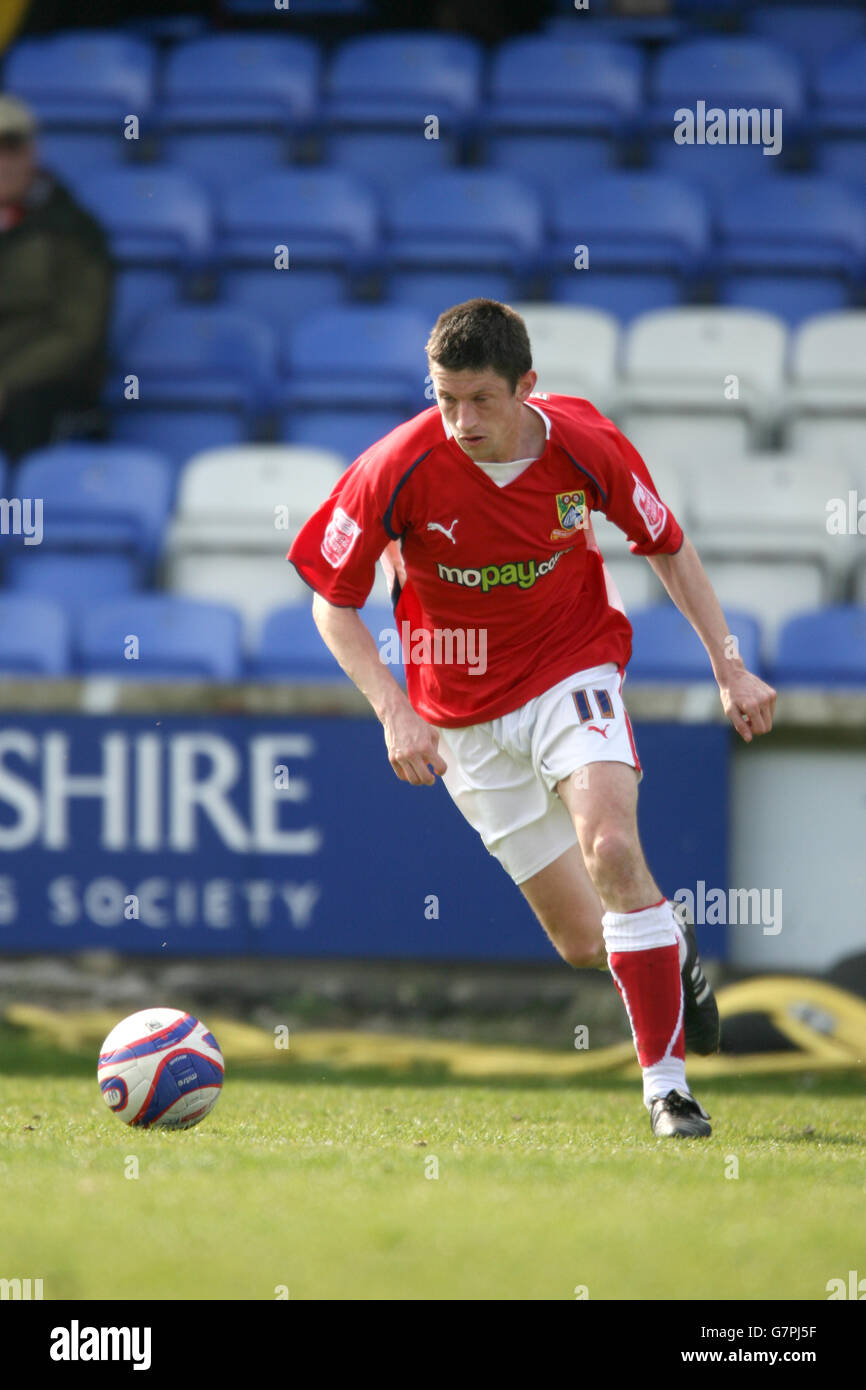 Soccer - Coca-Cola Football League Two - Macclesfield Town v Morecambe ...