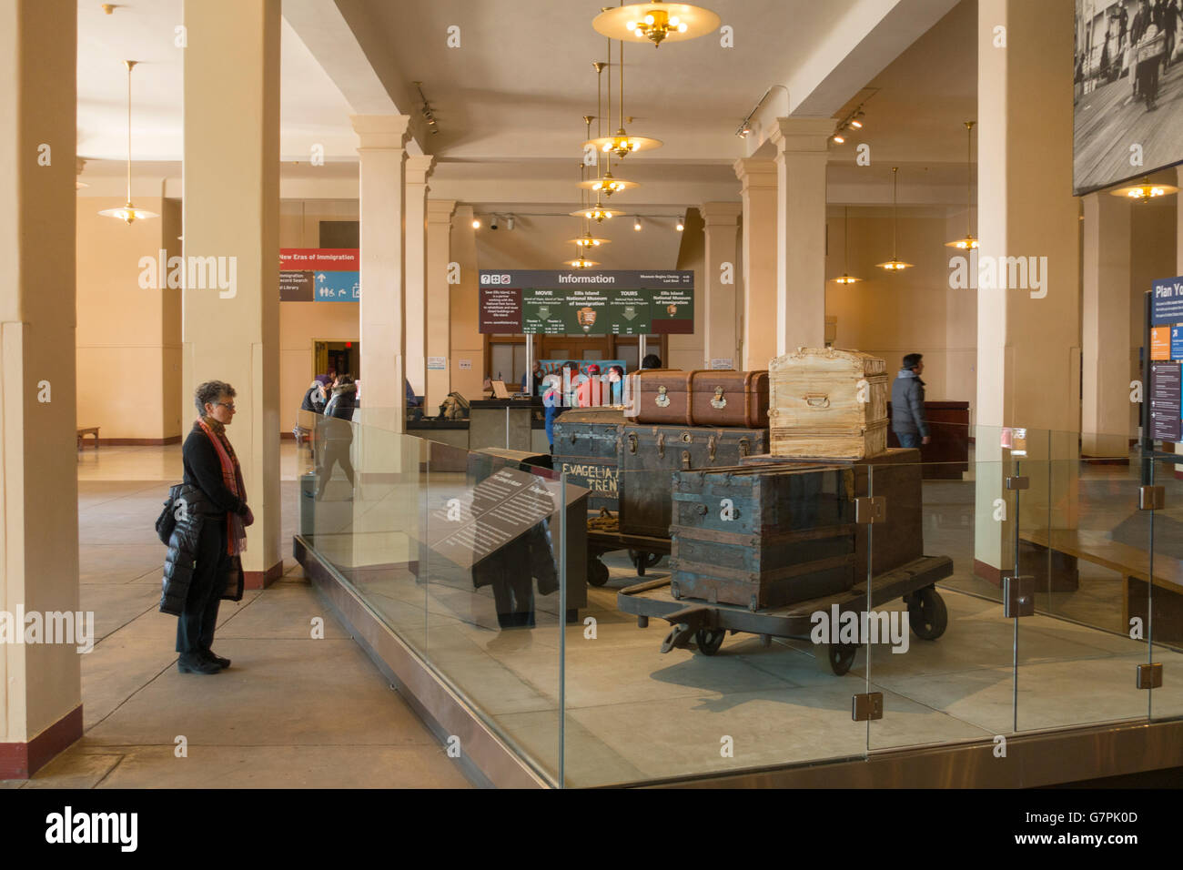 Ellis Island Immigration Museum New York Stock Photo - Alamy
