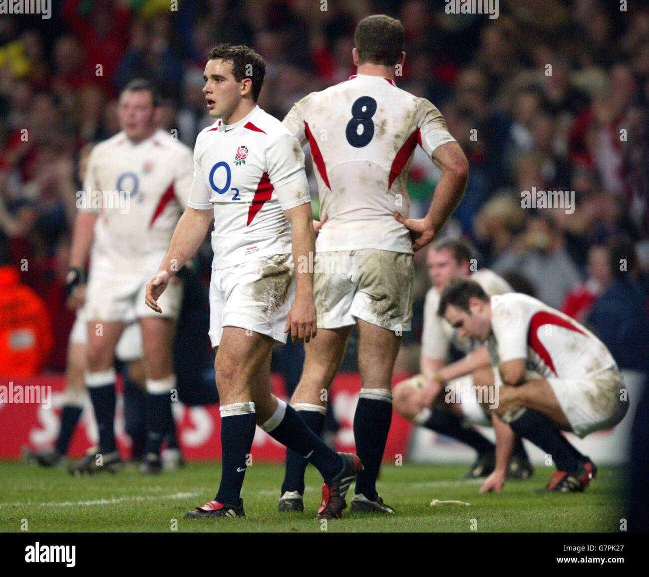 Englands ollie barkley is dejected at the end hi-res stock photography ...