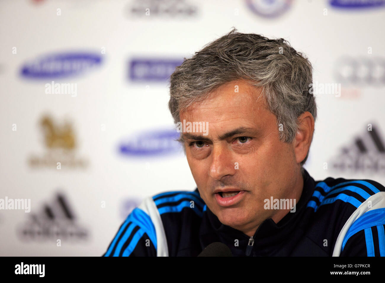 Soccer - Chelsea Press Conference - Cobham Training Ground Stock Photo ...