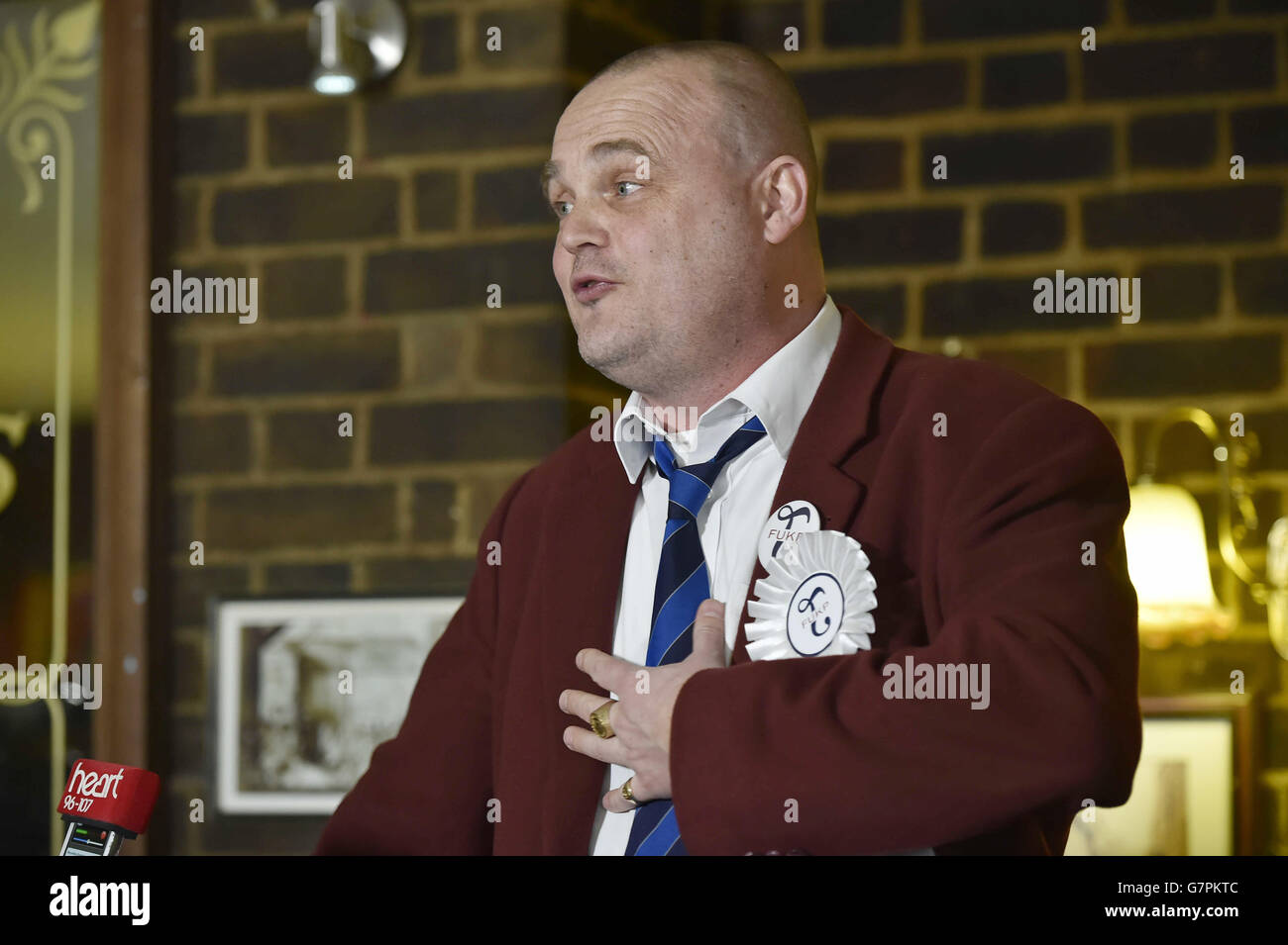 Al Murray visit to Kent Stock Photo - Alamy