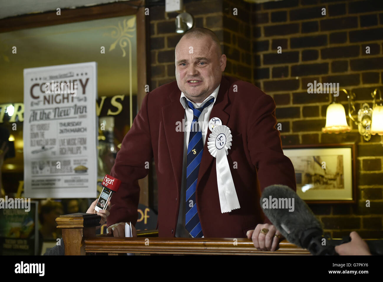 Al Murray visit to Kent Stock Photo - Alamy