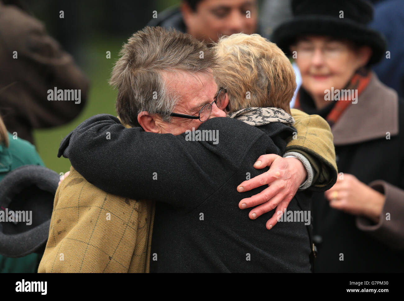 Trainer Mark Bradstock celebrates after Coneygree wins The Betfred ...