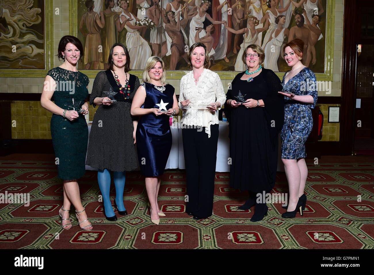 (left to right) Hazel Gaynor, Lucy-Anne Holmes, Ella Harper, Joss ...