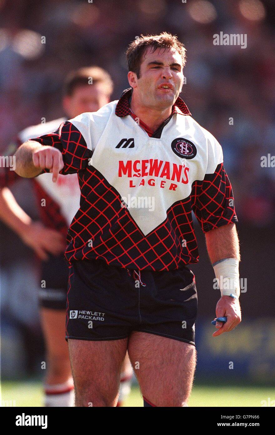 Rugby League ... McEwans Super League ... St Helens v Sheffield Eagles ...
