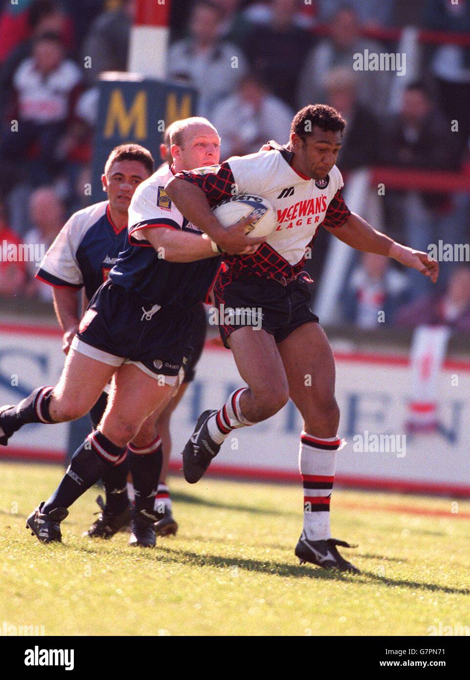 Rugby League ... McEwans Super League ... St Helens v Sheffield Eagles ...