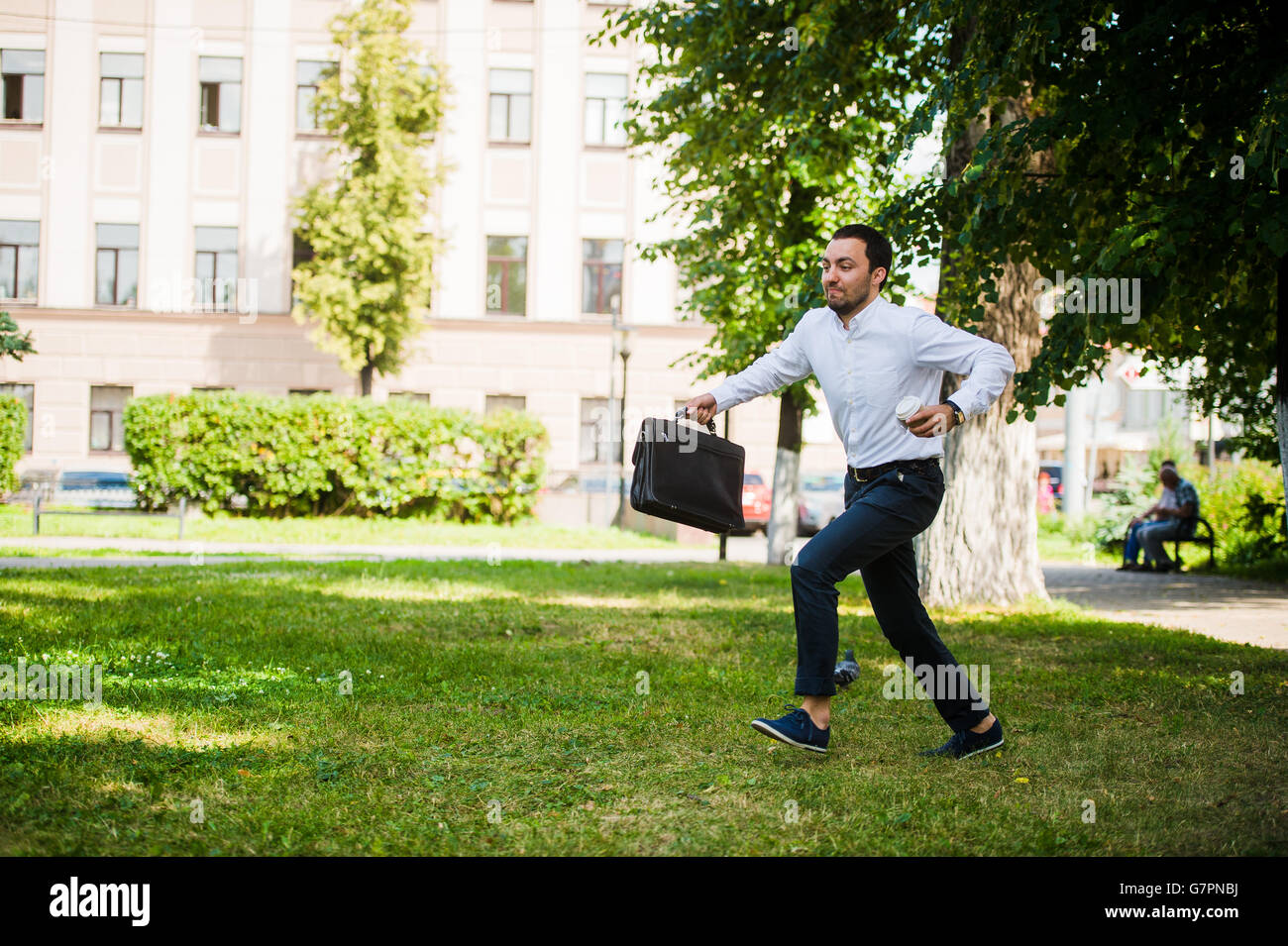 Man Late For Work, Suit High Resolution Stock Photography and Images ...