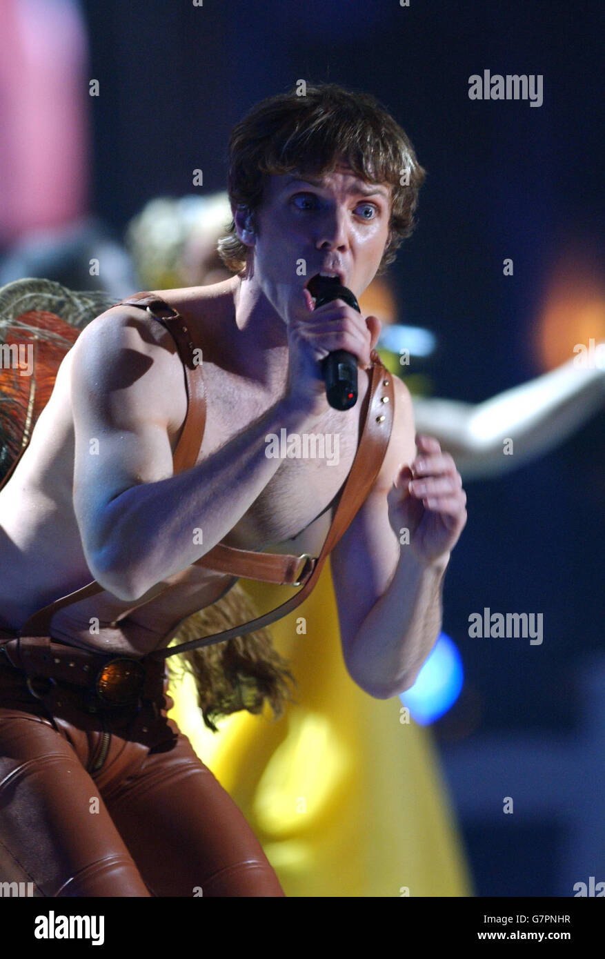 Brit Awards 2005 - Earls Court - On Stage Stock Photo - Alamy