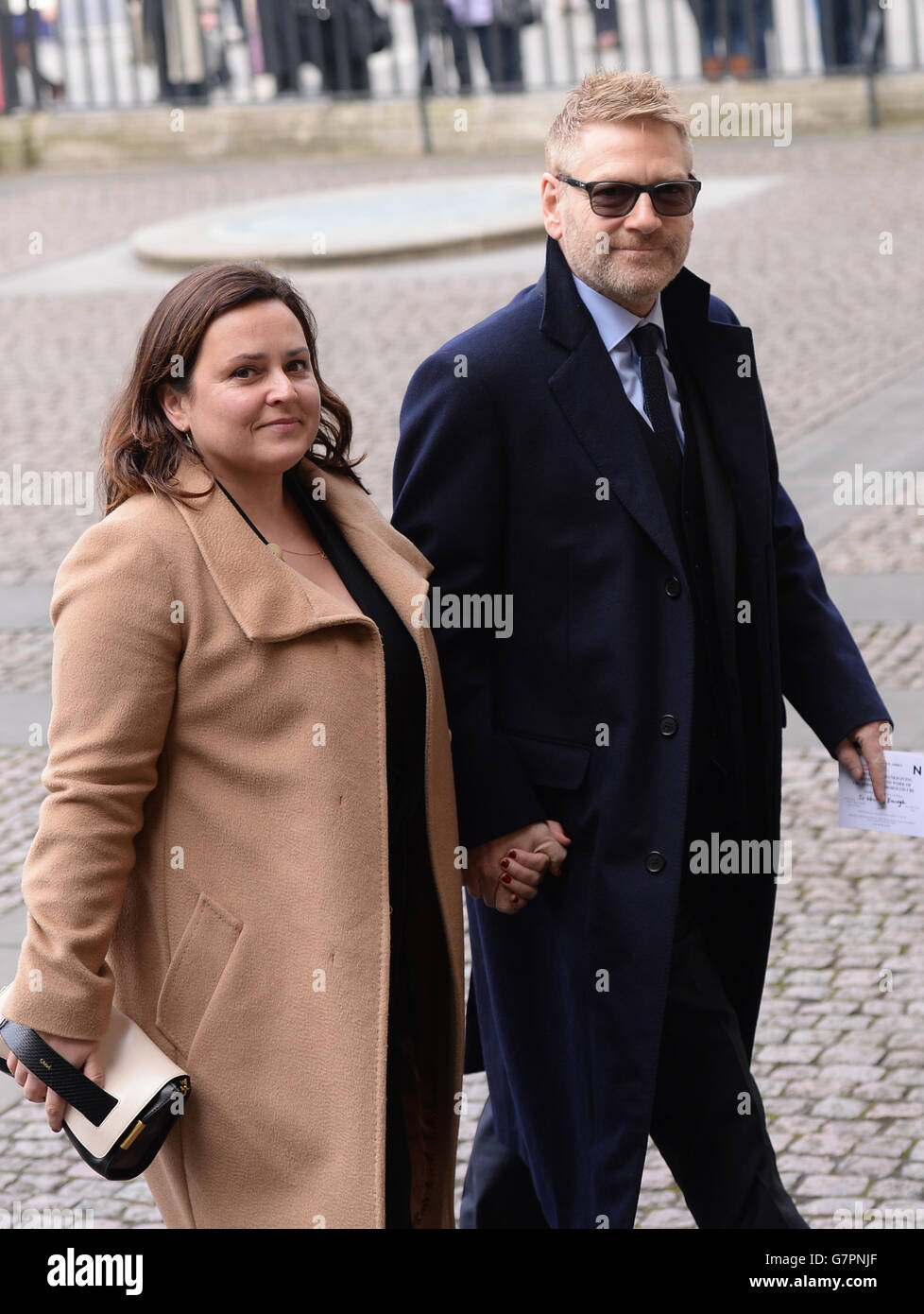 Kenneth Branagh and his wife Lindsay Brunnock arrive at Westminster ...