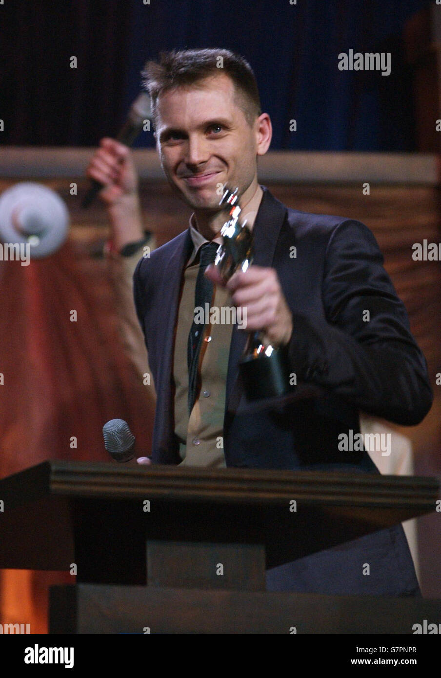 Brit Awards 2005 - Earls Court - On Stage Stock Photo - Alamy