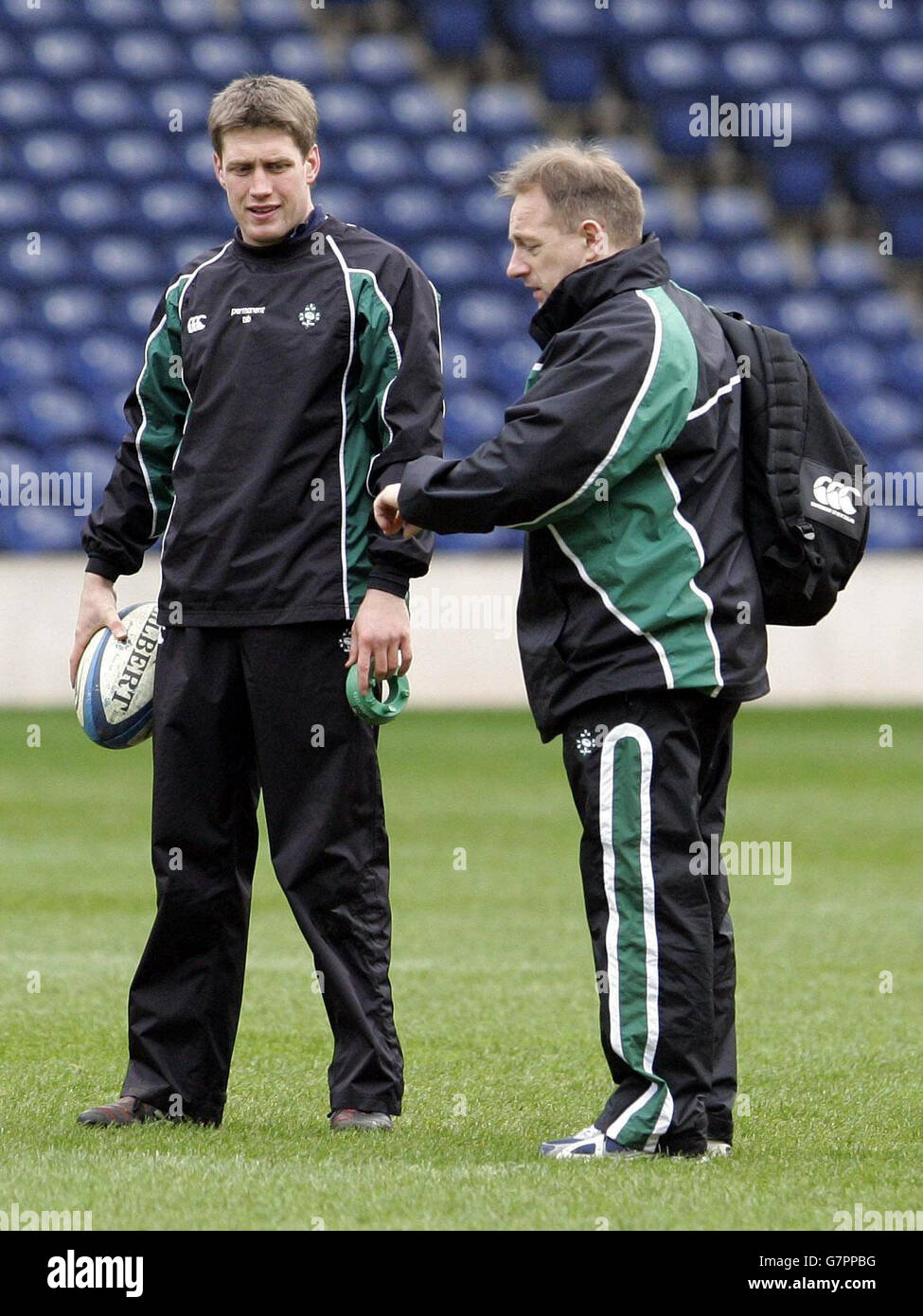 Rugby Union - RBS 6 Nations Championship 2005 - Ireland Training ...