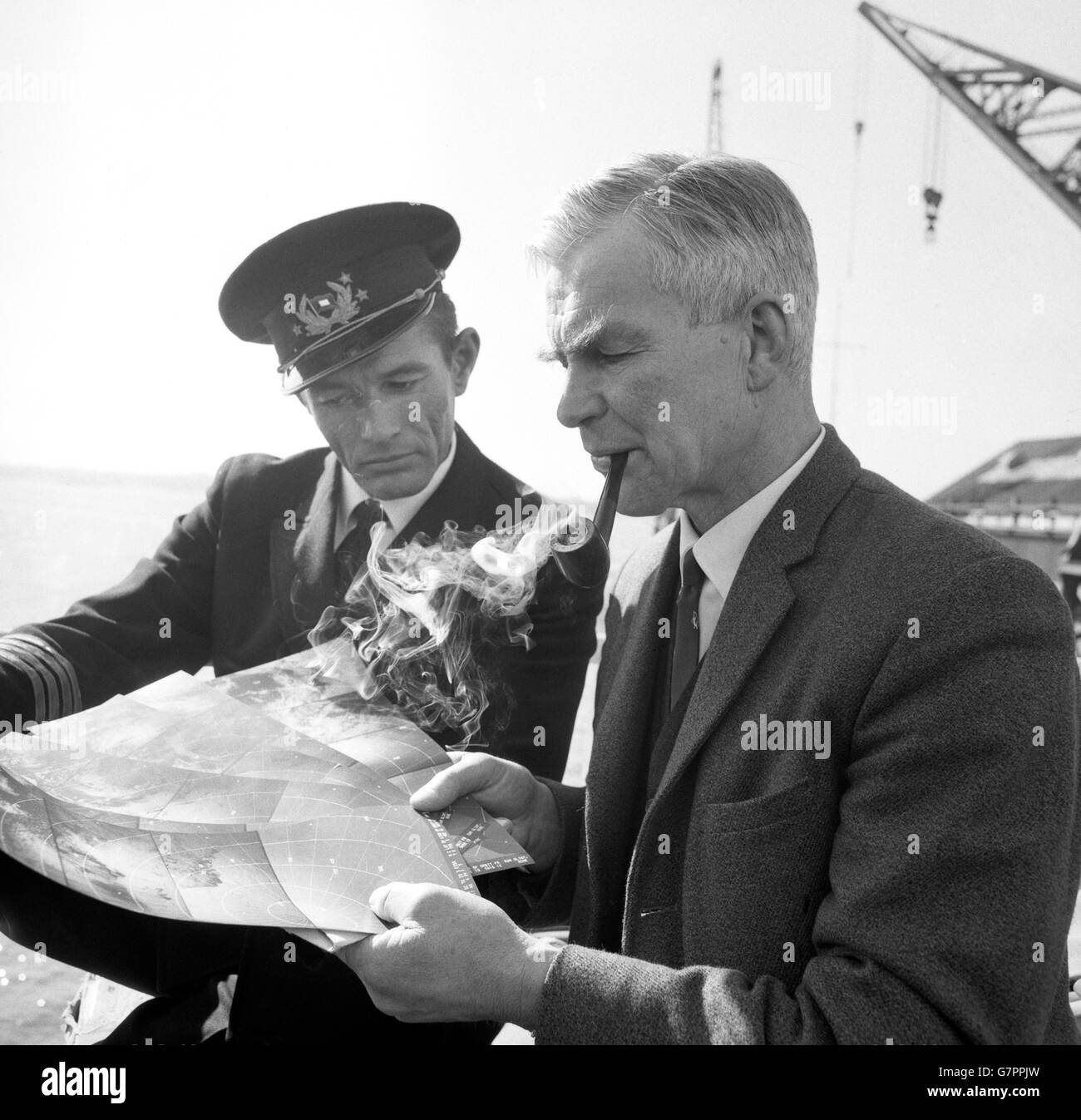 Pictures taken 200 miles above the Antarctic by the American satellite ...