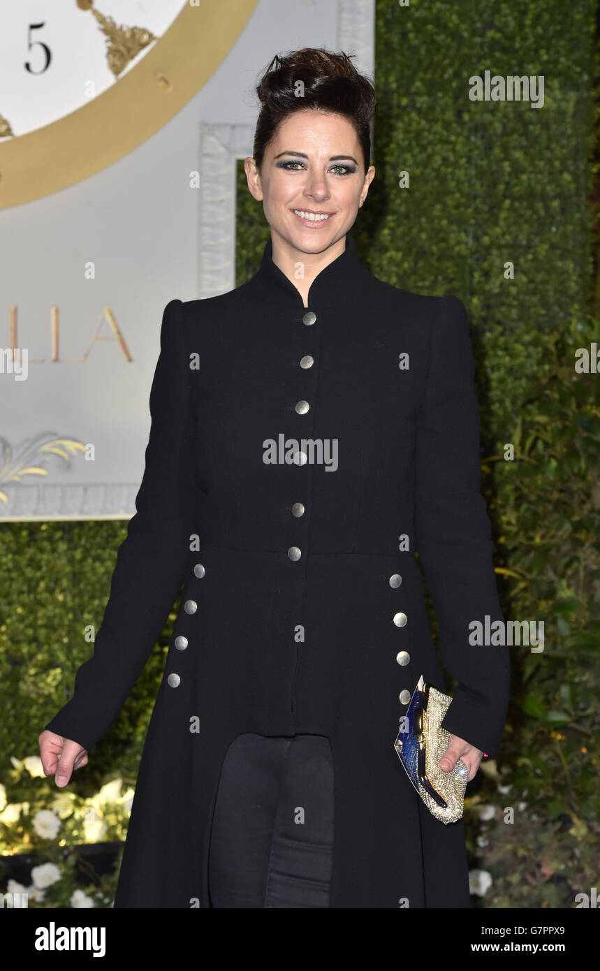 Belinda Stewart-Wilson attending the UK premiere of Disney's Cinderella ...