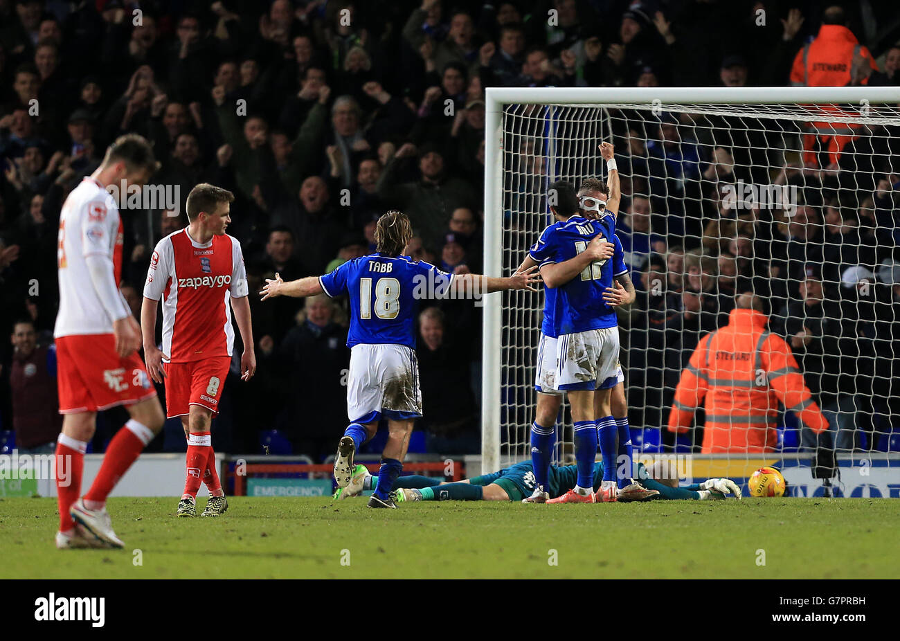 Ipswich Town's Kevin Bru (right) scores their fourth goal Stock Photo ...