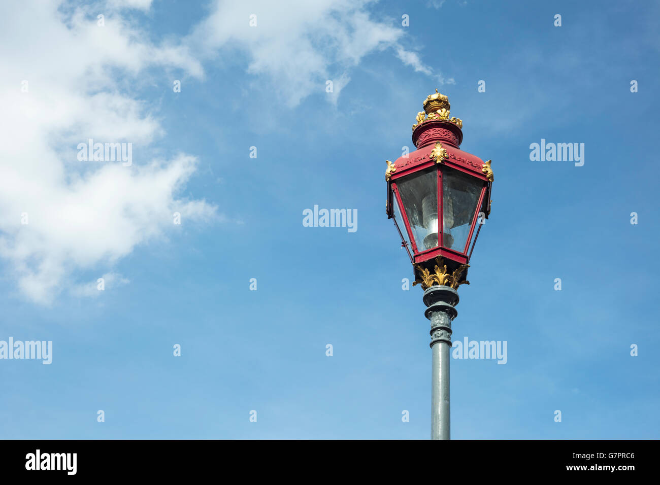 Traditional street lamp outdoors in Dusseldorf, Germany Stock Photo - Alamy