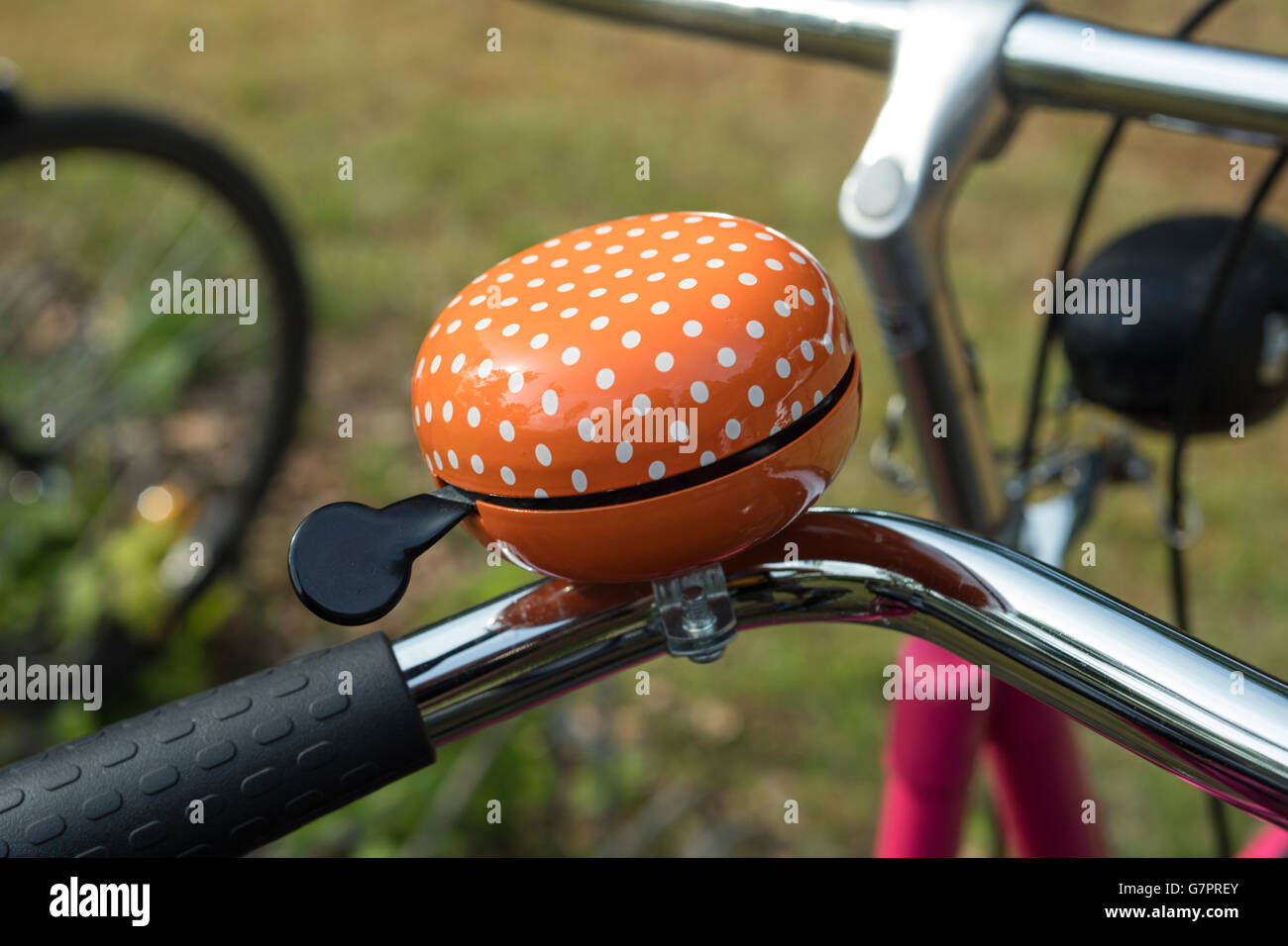 Metal bicycle bell hi-res stock photography and images - Alamy