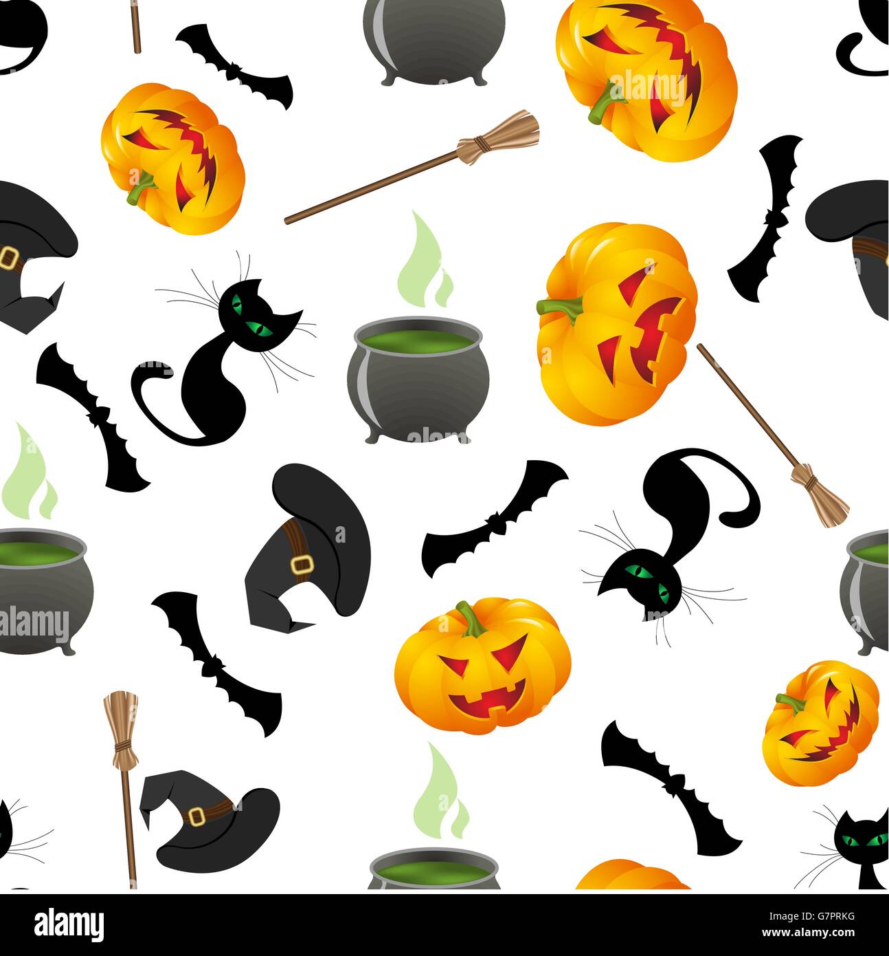 halloween seamless background Stock Vector Image & Art - Alamy