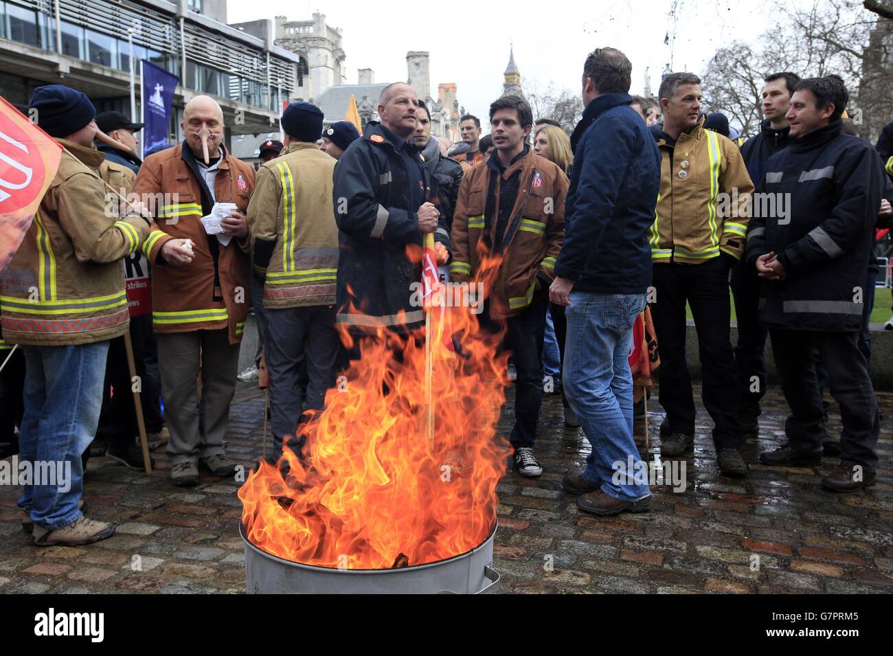 Fire brigades union pensions hi-res stock photography and images - Alamy
