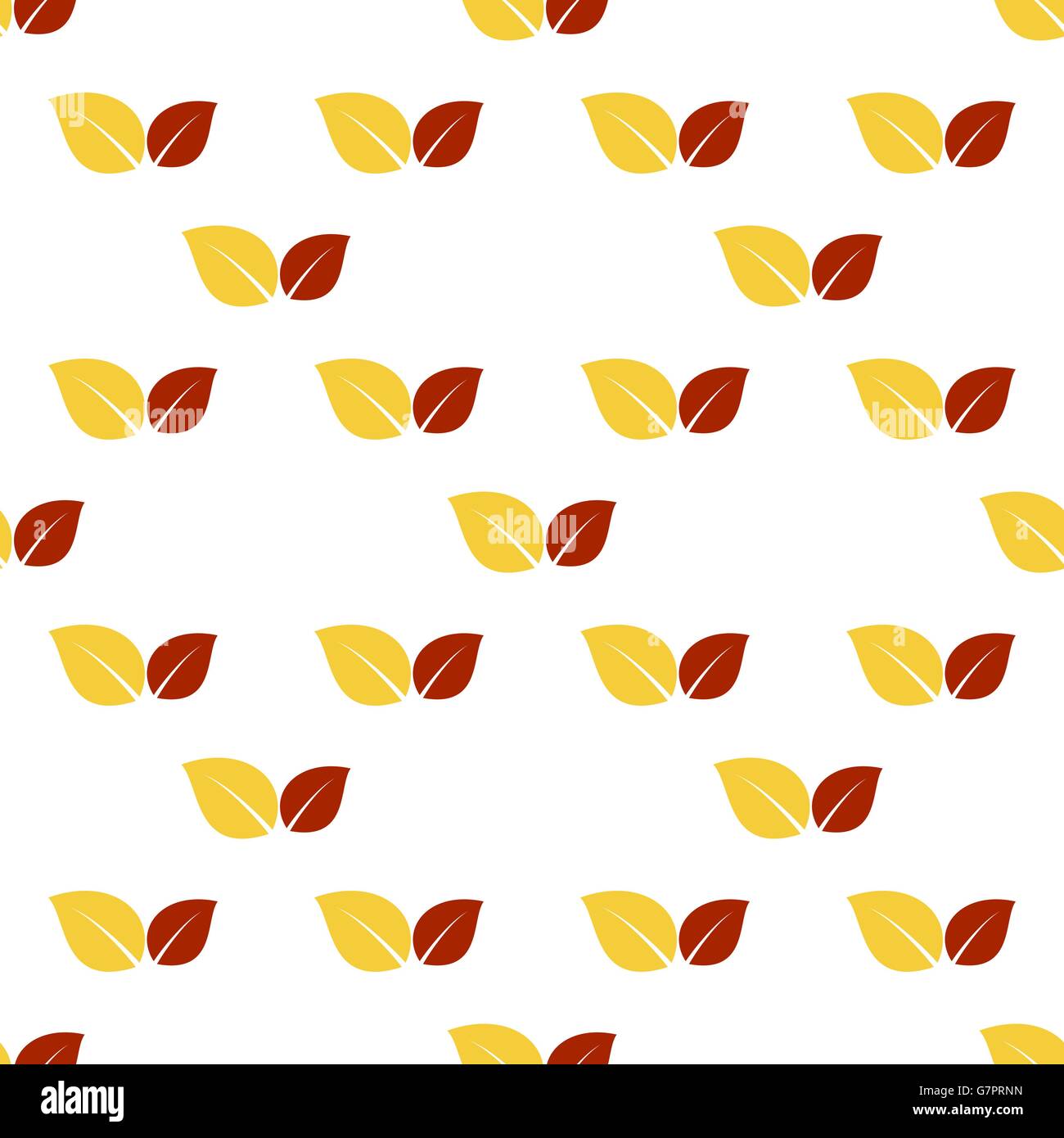 Leaves seamless background Stock Vector Image & Art - Alamy