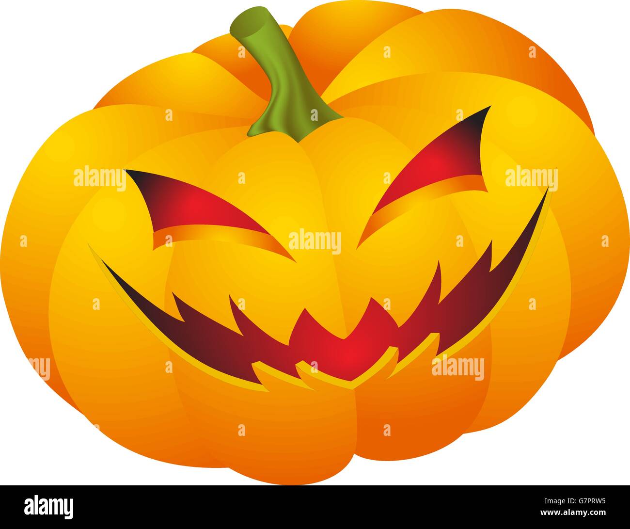 halloween pumpkin face Stock Vector Image & Art - Alamy