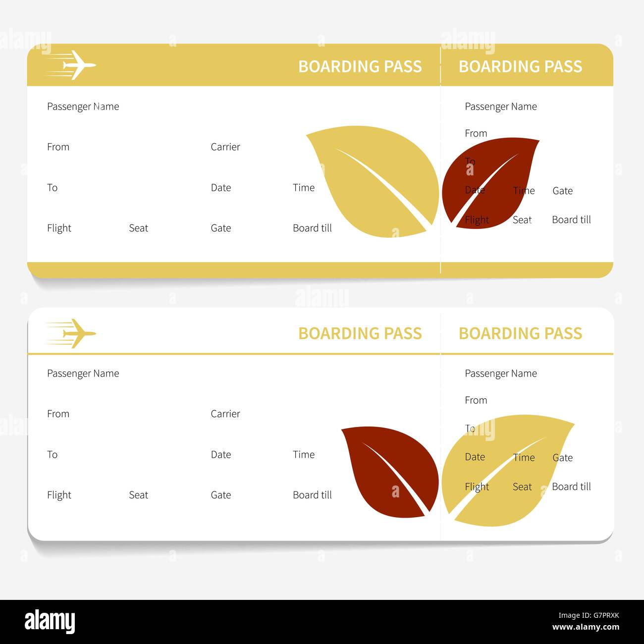 Leaving boarding Stock Vector Images - Alamy