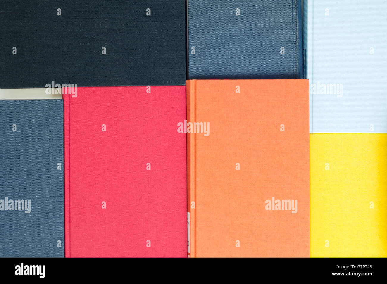 Background of colorful book covers Stock Photo - Alamy