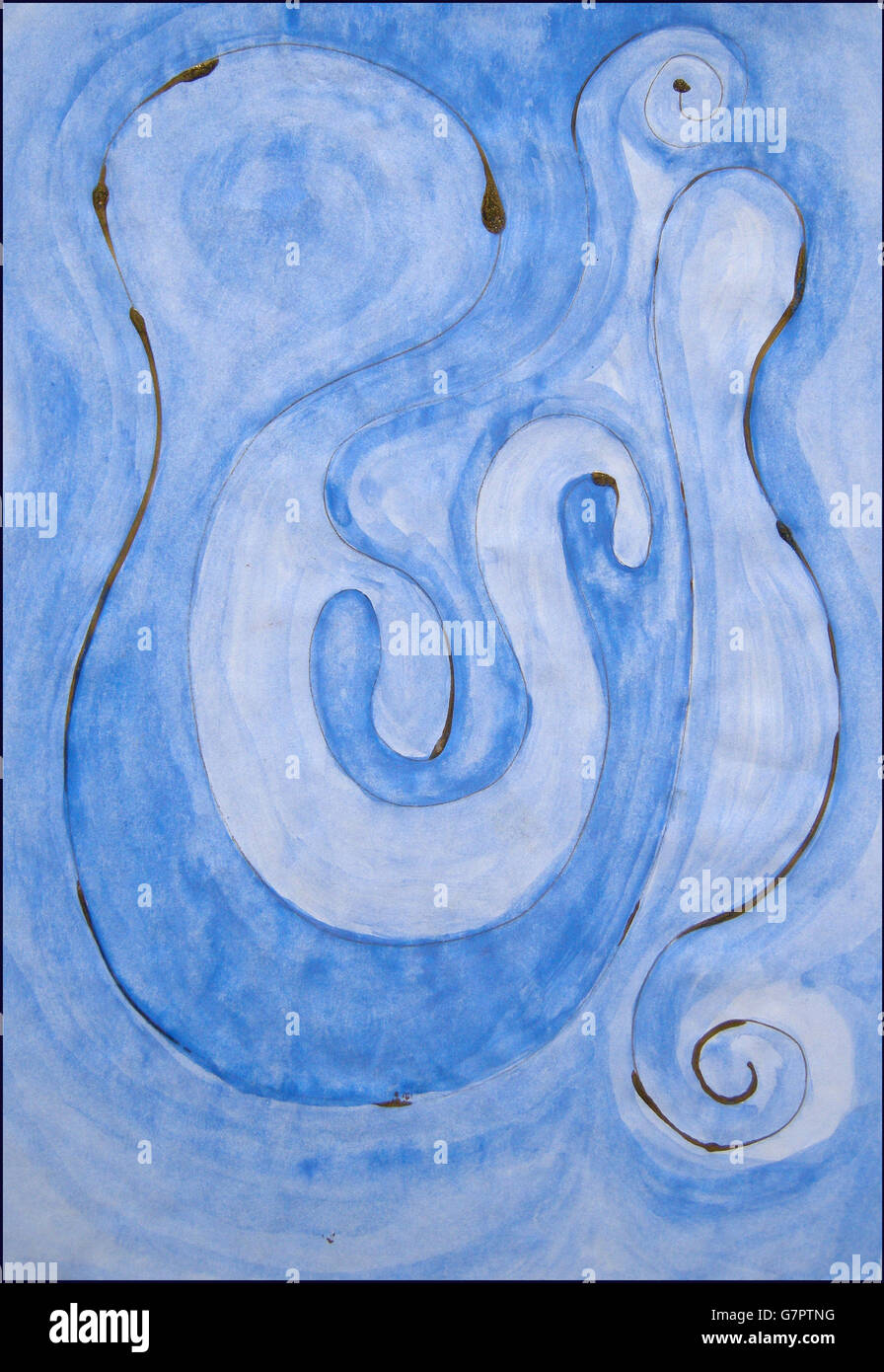 Original panting art made by myself with pencils and pastel colours ...