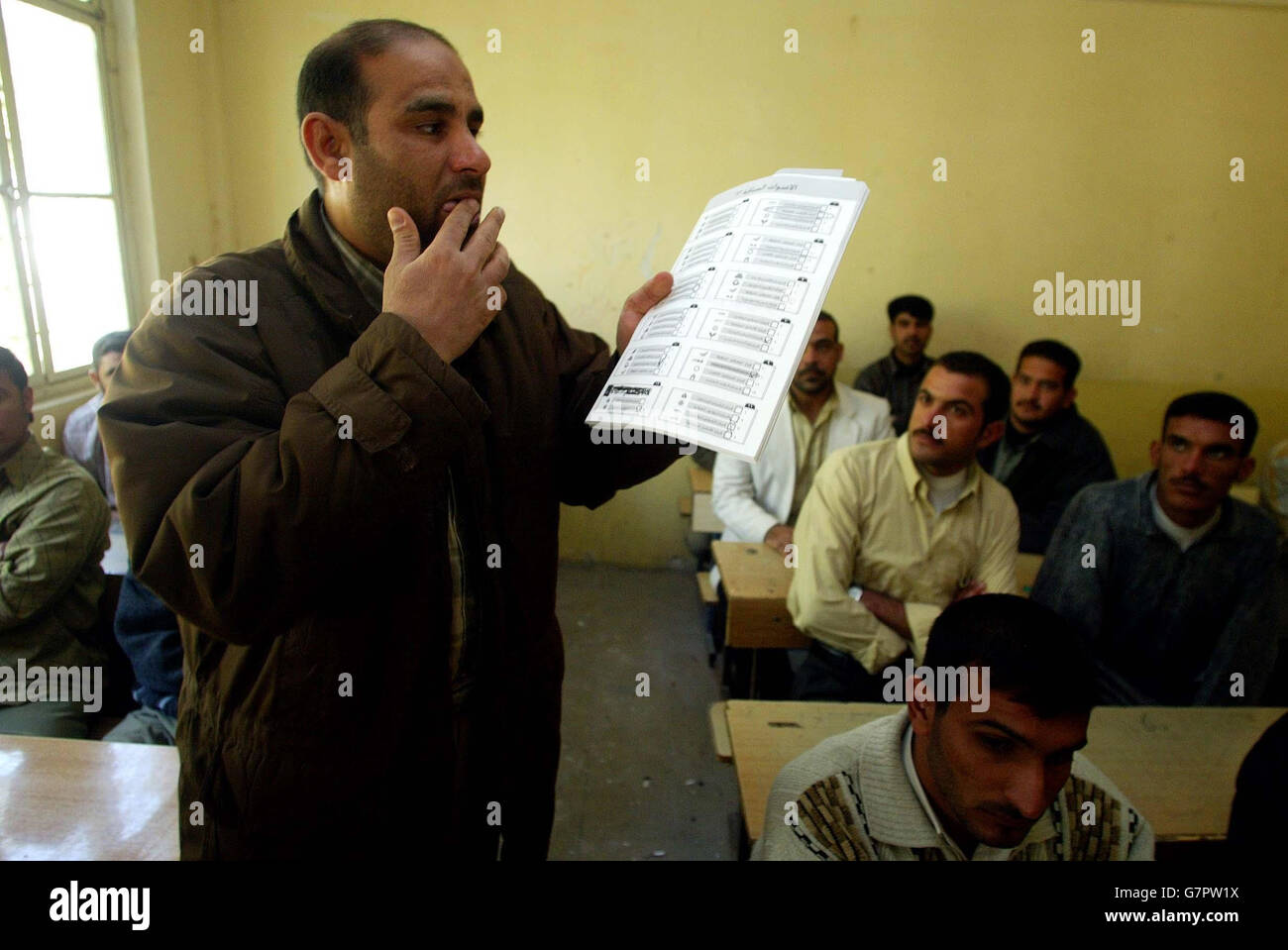 Iraqi Election Preparations Stock Photo - Alamy