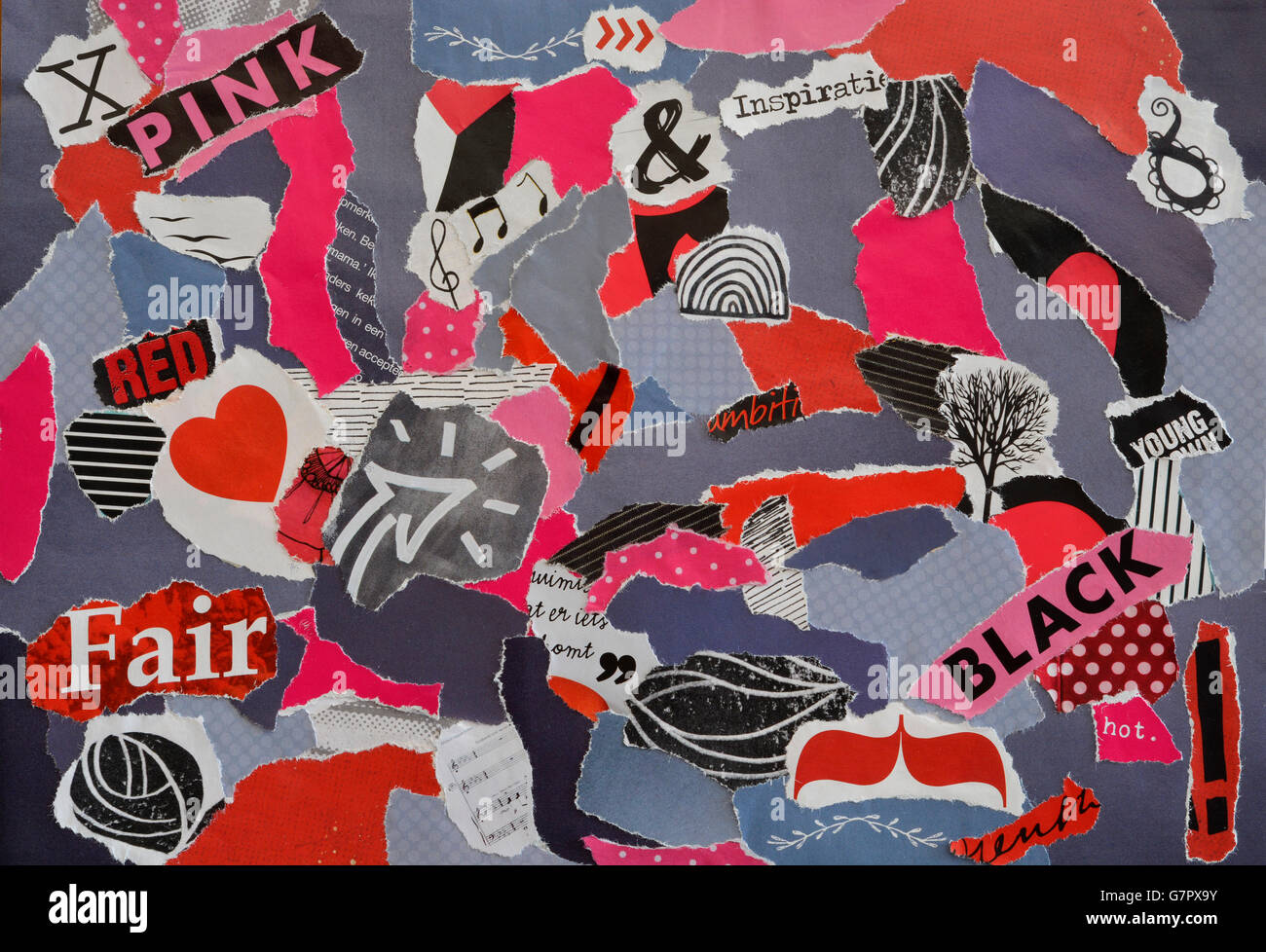 Waste collage hi-res stock photography and images - Alamy