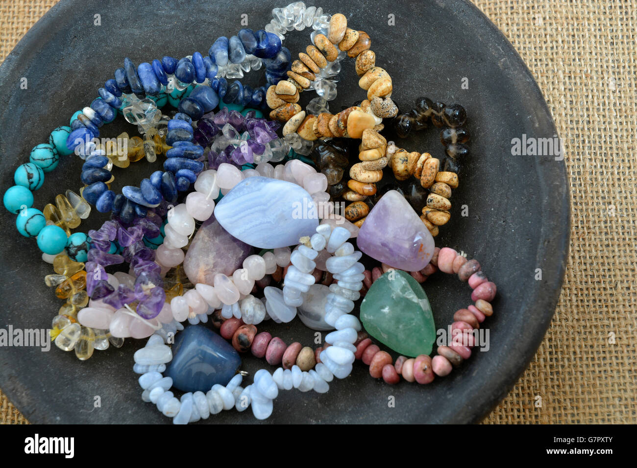 Gemstone therapy hi-res stock photography and images - Alamy