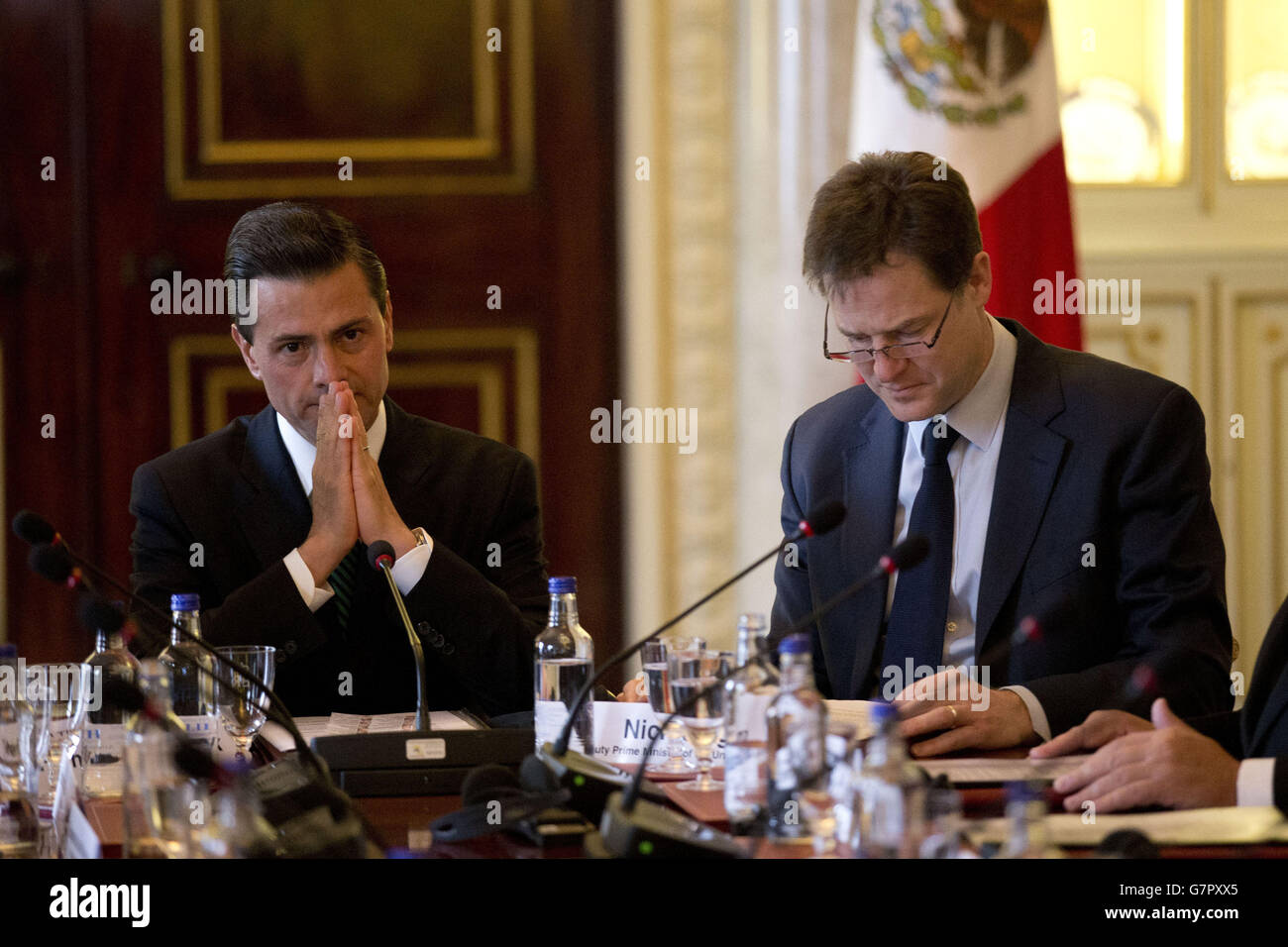 Mexico president state visit britain hi-res stock photography and ...