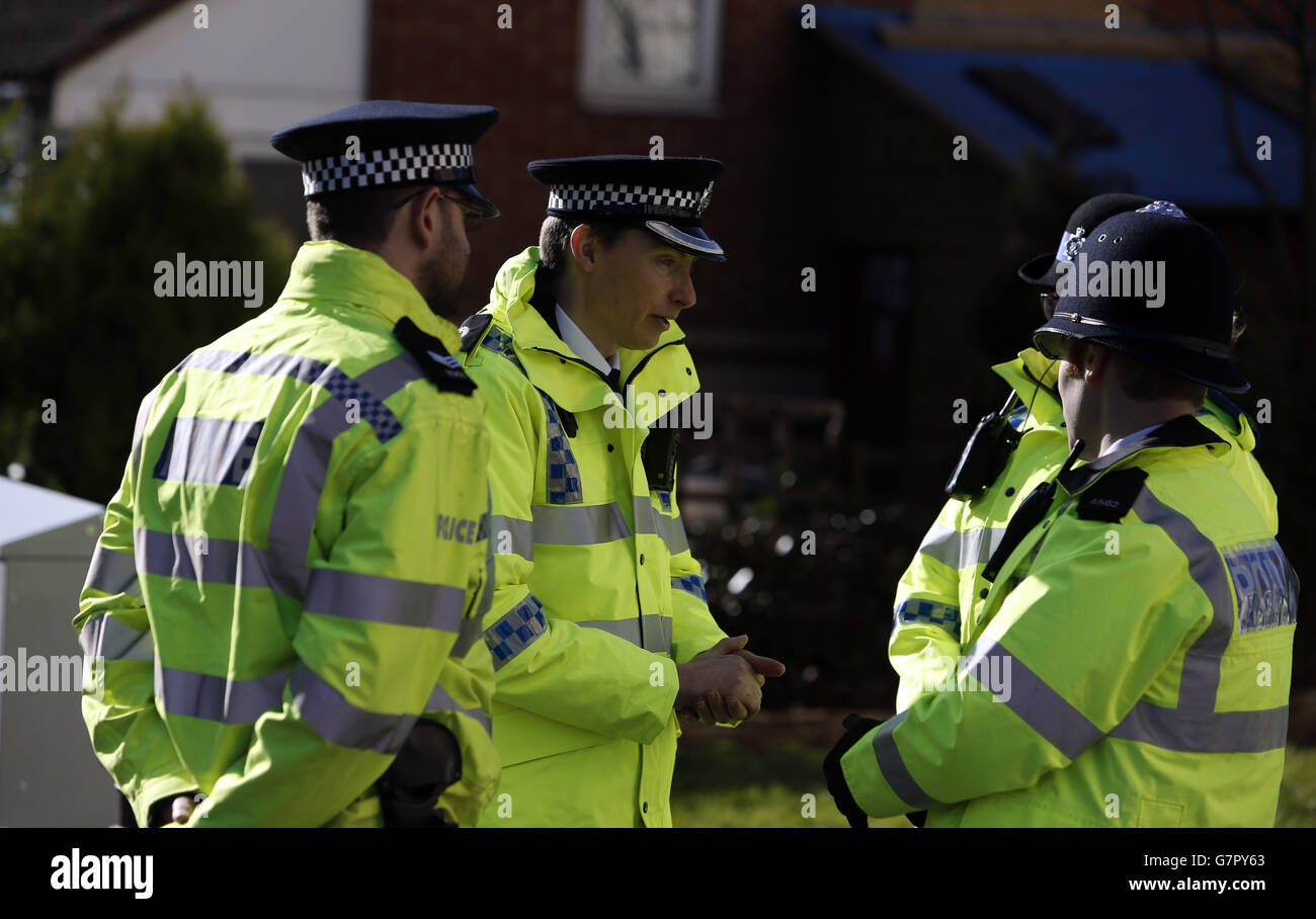 Temporary Assistant Chief Constable Julian Moss talks to officers at ...
