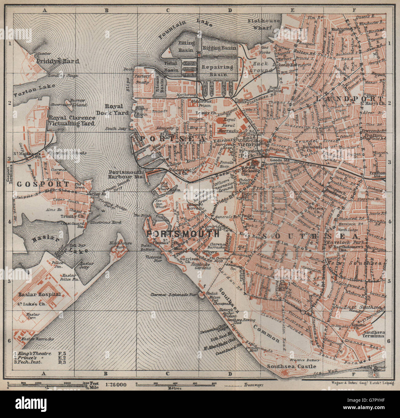 Portsea map hi-res stock photography and images - Alamy