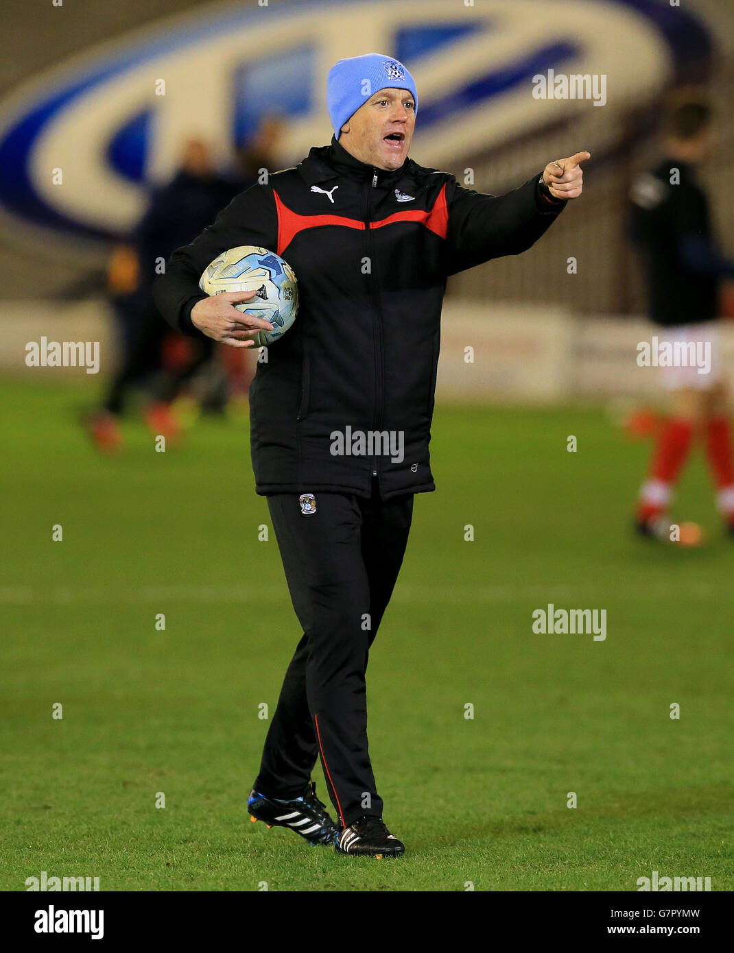 Coventry city under 21 development coach dave hockaday hi-res stock ...
