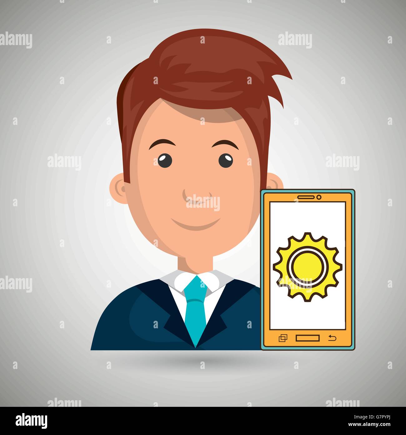 smartphone service design Stock Vector Image & Art - Alamy