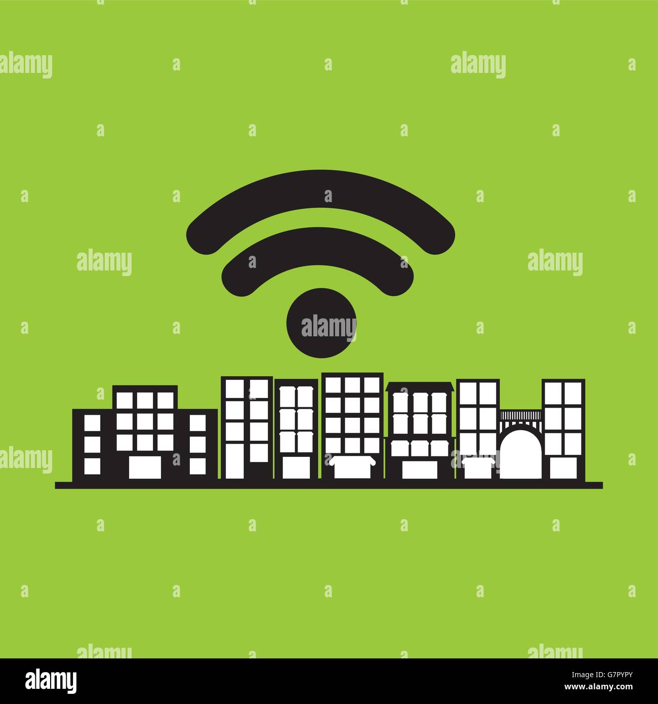 wifi connection design Stock Vector Image & Art - Alamy
