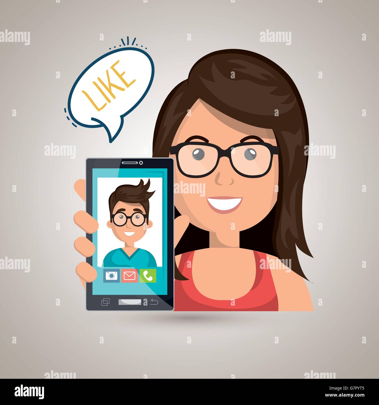 smartphone service design Stock Vector Image & Art - Alamy