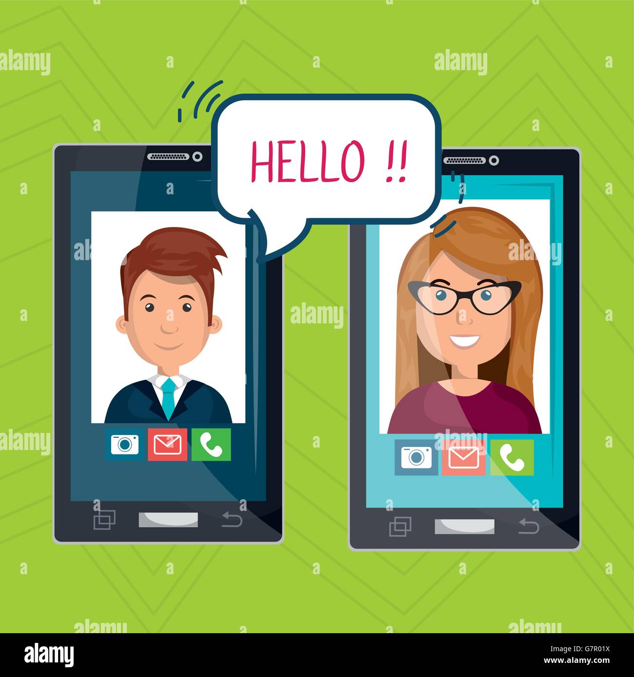 smartphone service design Stock Vector Image & Art - Alamy