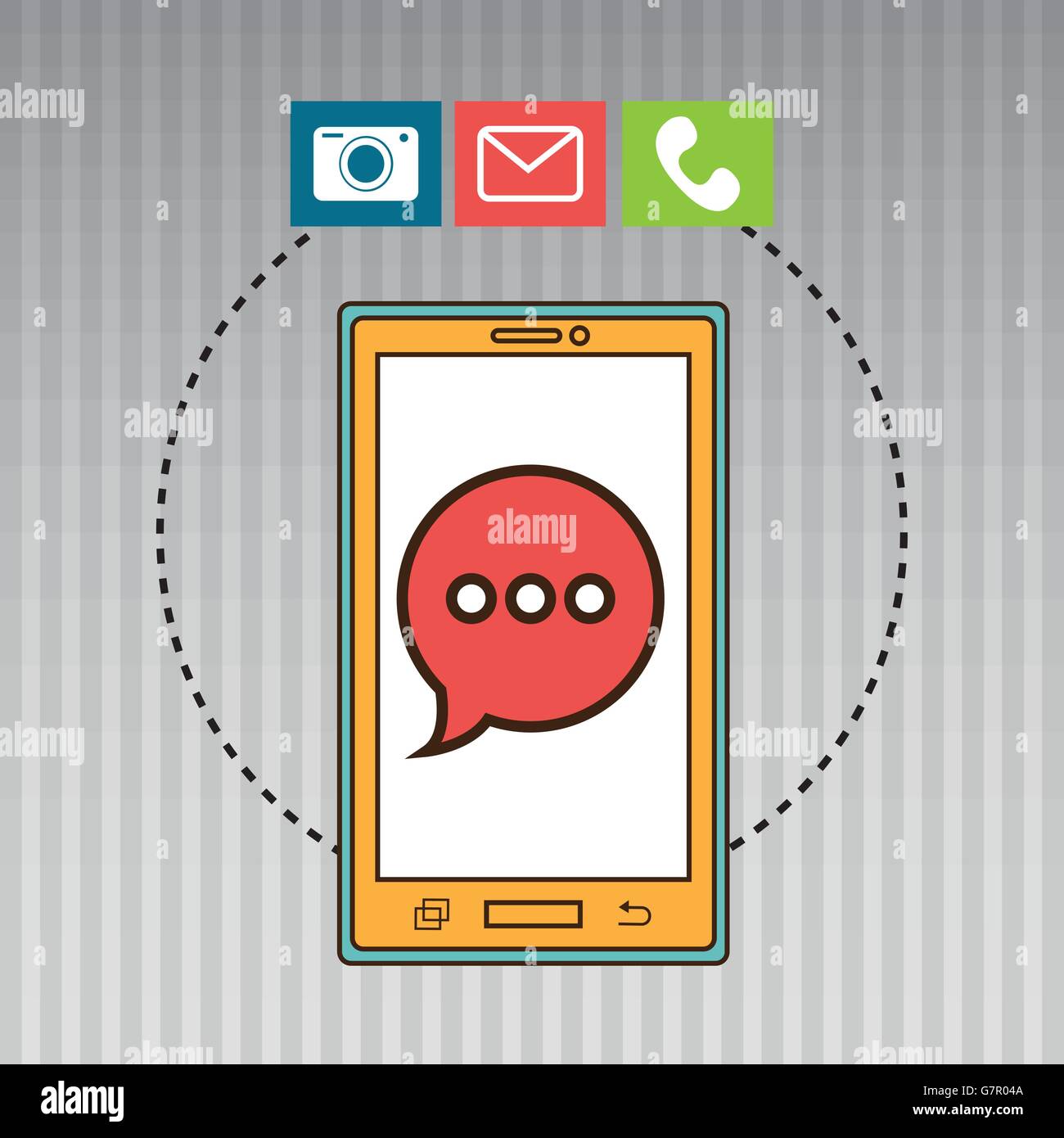 smartphone service design Stock Vector Image & Art - Alamy