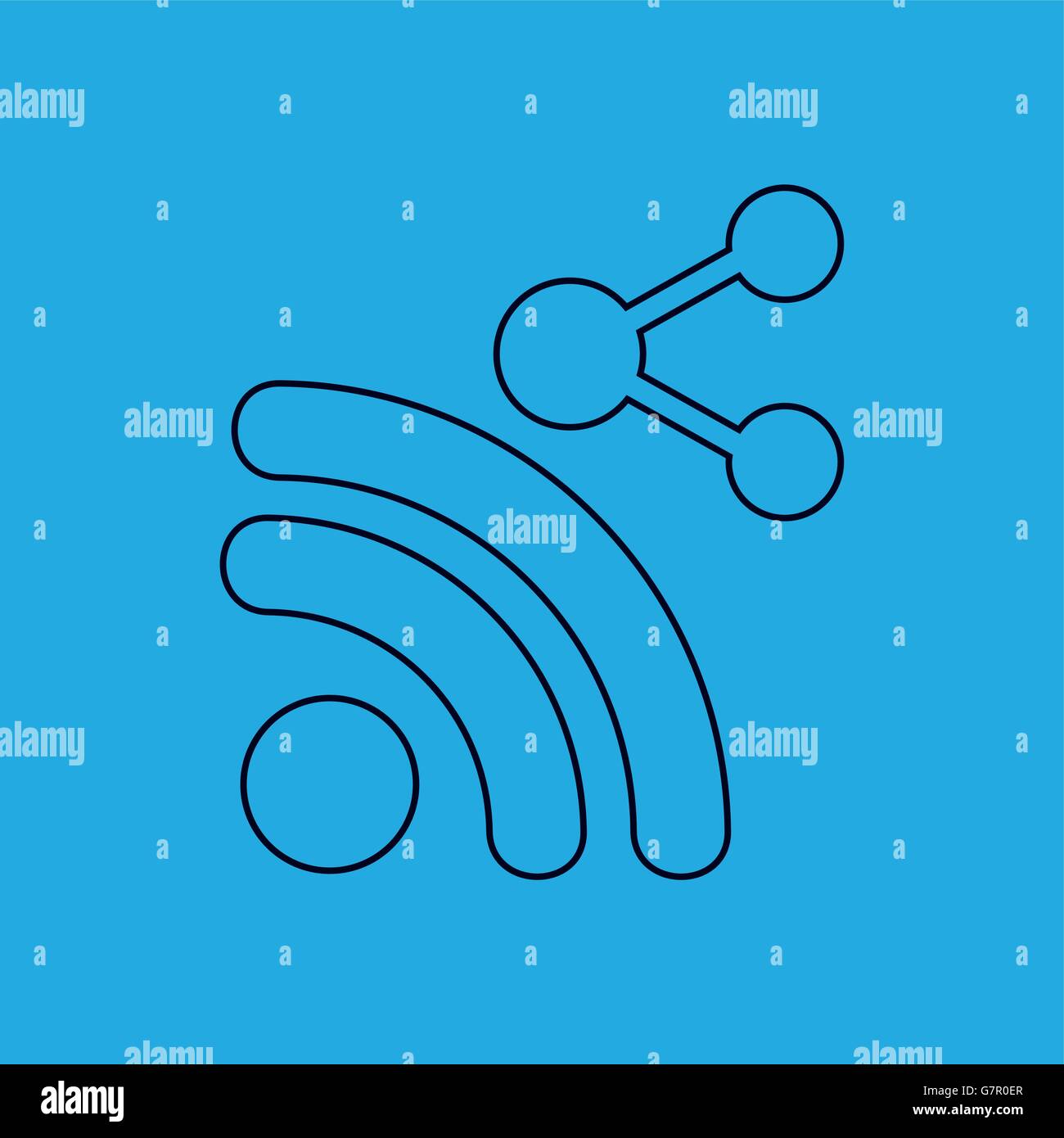 wifi connection design Stock Vector Image & Art - Alamy