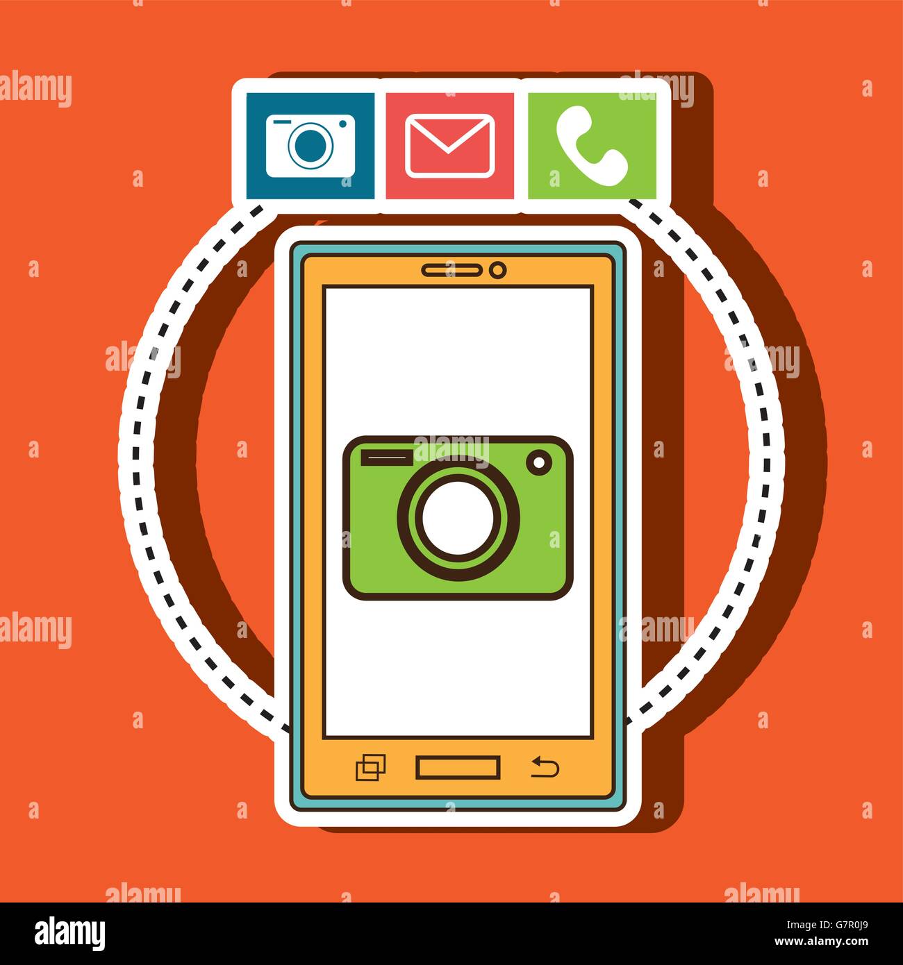 smartphone service design Stock Vector Image & Art - Alamy