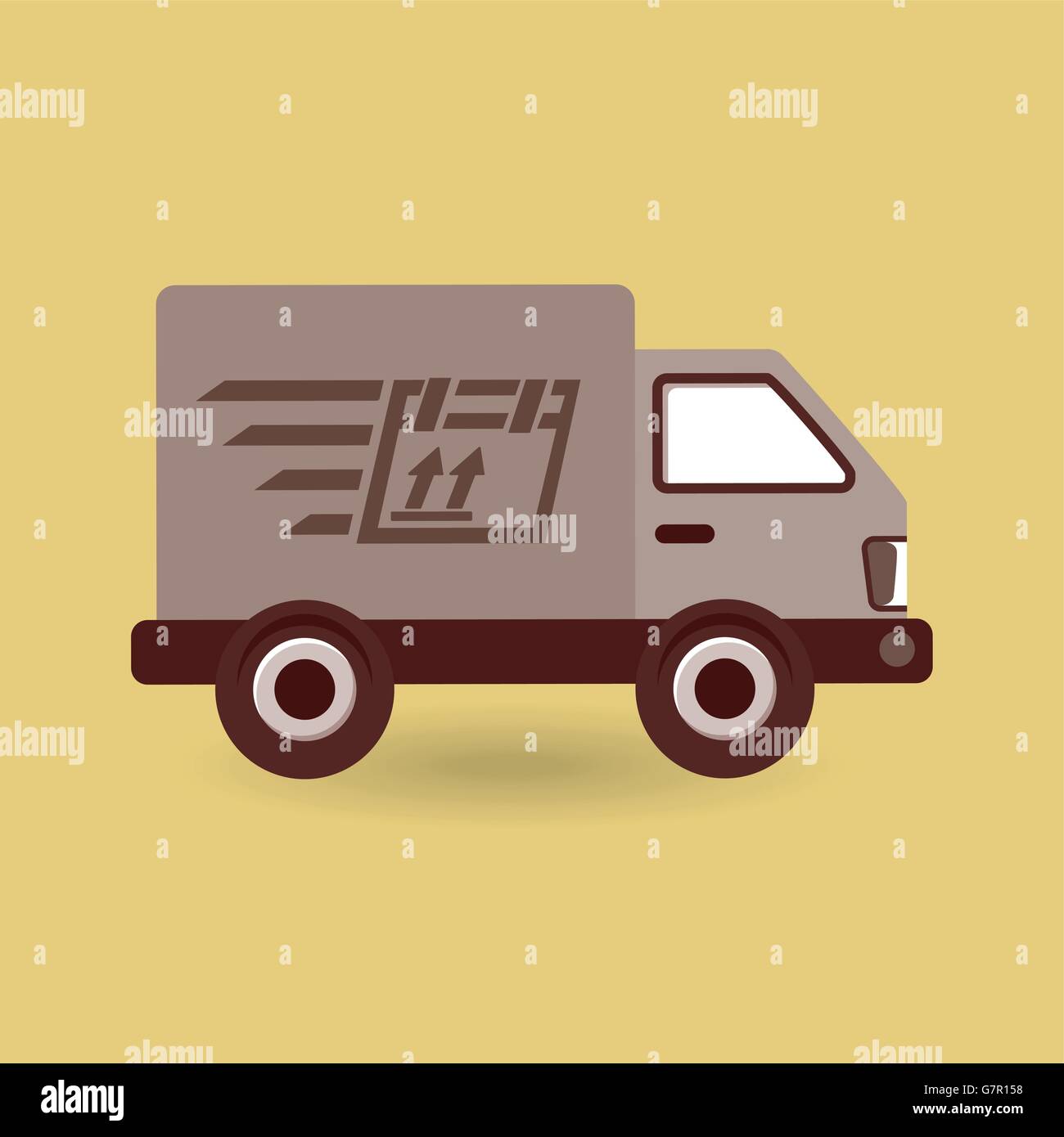 delivery service design Stock Vector Image & Art - Alamy