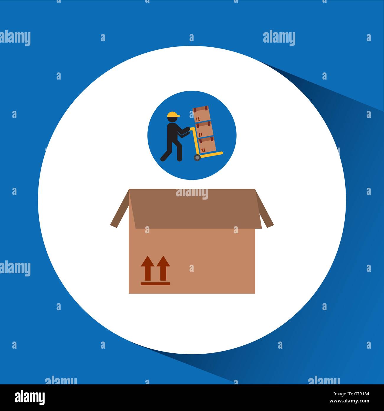 delivery service design Stock Vector Image & Art - Alamy