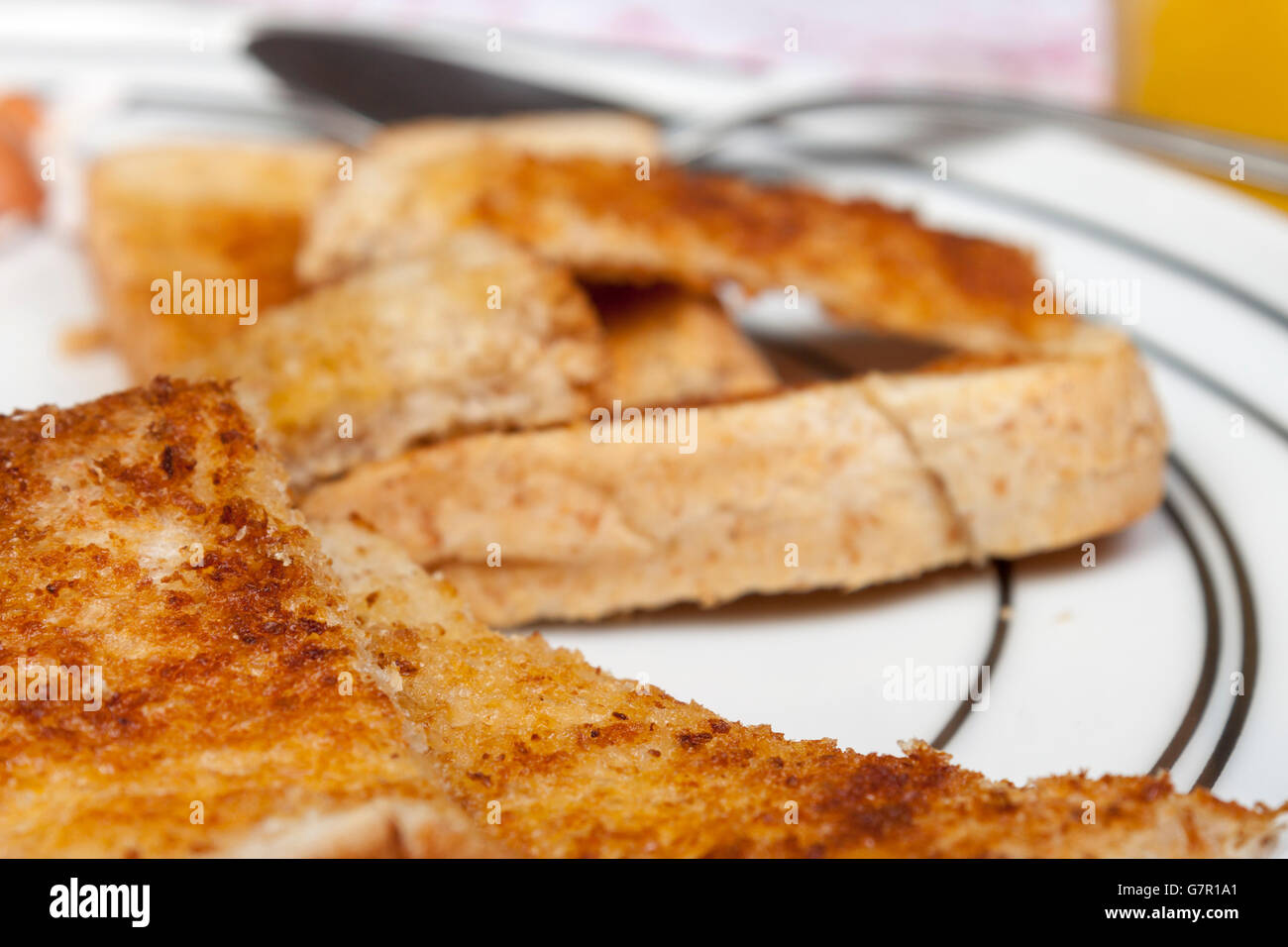 Golden brown toast hi-res stock photography and images - Alamy