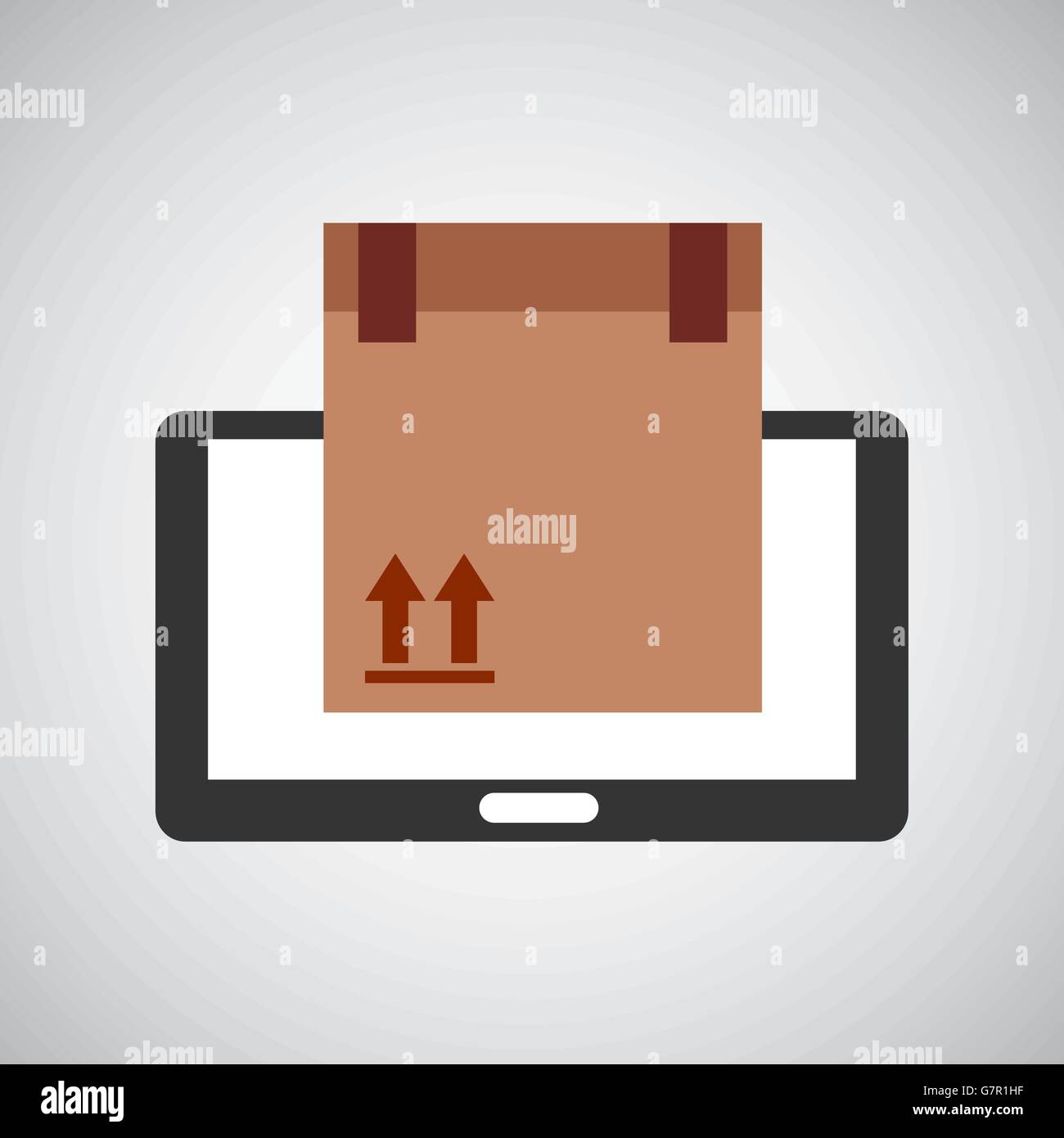 delivery service design Stock Vector Image & Art - Alamy