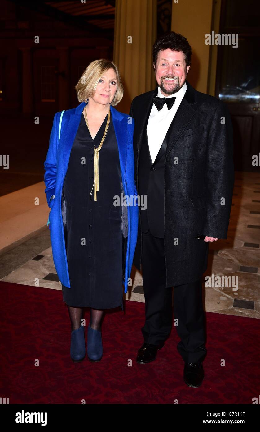 Victoria Wood and Michael Ball attending a reception and dinner in ...
