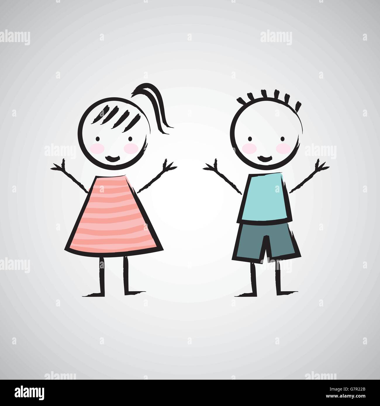 happy kids design Stock Vector Image & Art - Alamy