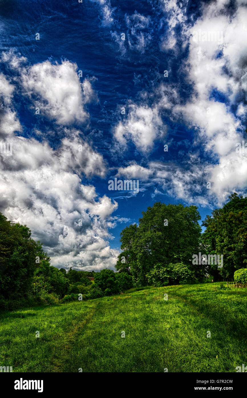 The Herefordshire landscape was painted by Brian Hatton now relived by ...