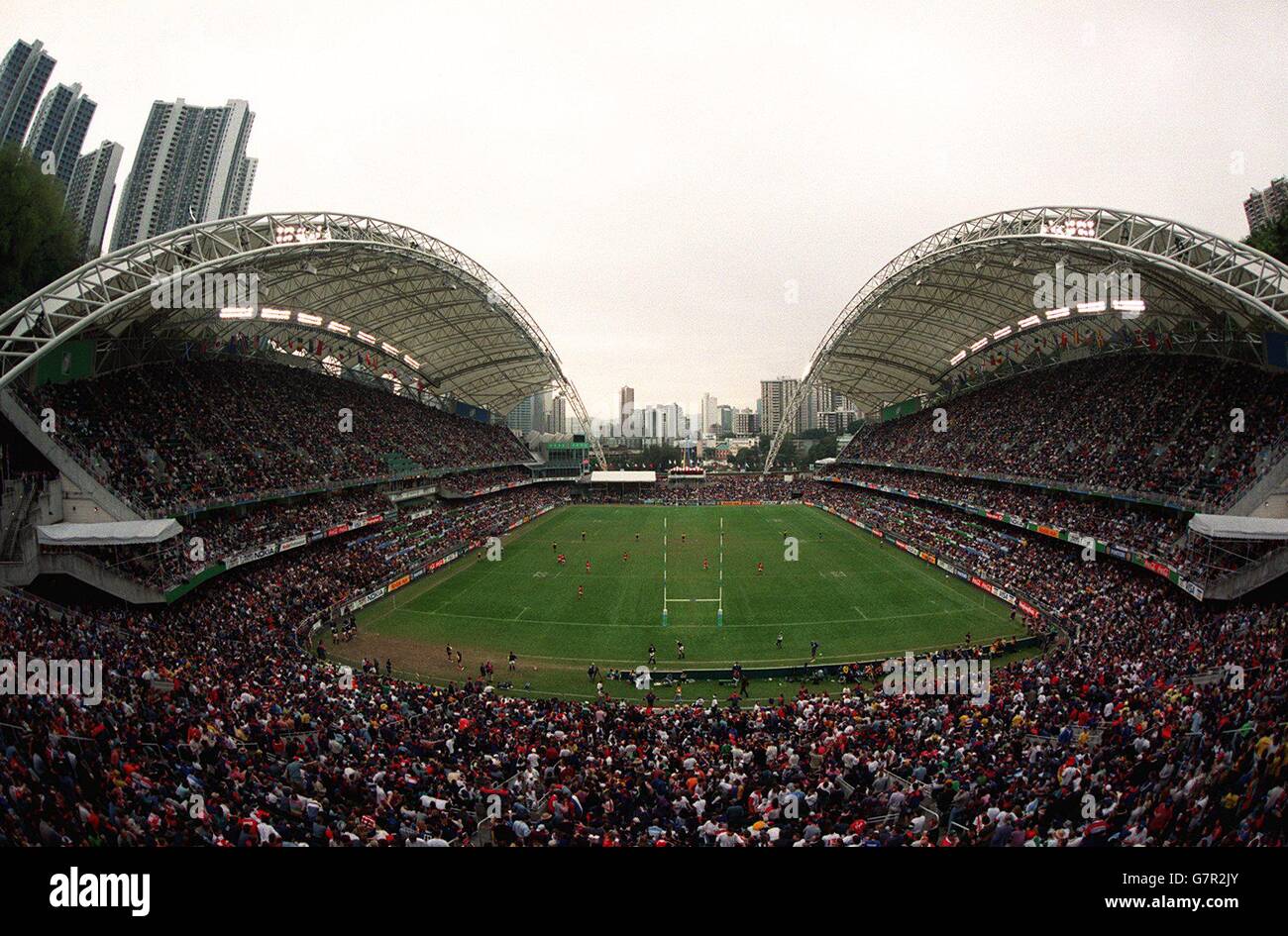 Rugby World Cup 7's - Hong Kong. The Hong Kong Stadium Stock Photo - Alamy